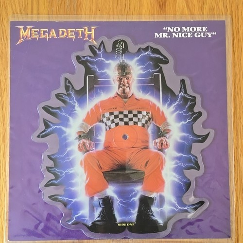 Megadeth "No More Mr Nice Guy" Picture Disc 1989 Original Press, NM ...