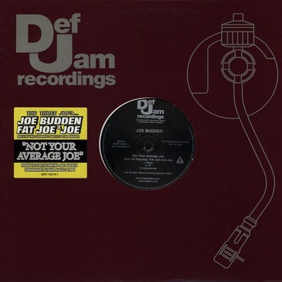 Joe Budden, DJ Kay Slay, Fat Joe & Joe, Not Your Average Joe, 12" Vinyl ...