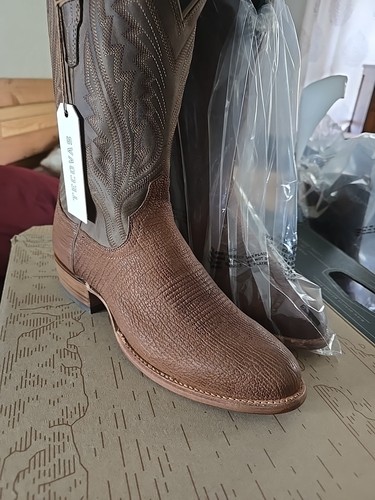 Tecovas Men's The Quintin Shark Skin Cowboy Boots Size 10.5 D. Never ...