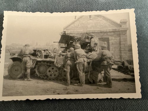 WW2 German Elite troops half track with mounted weapon | eBay