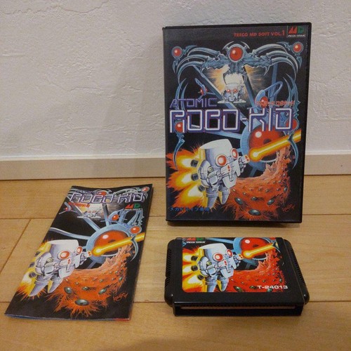 Atomic Robo-Kid Sega MegaDrive MD Genesis Boxed Manual Japan import ...