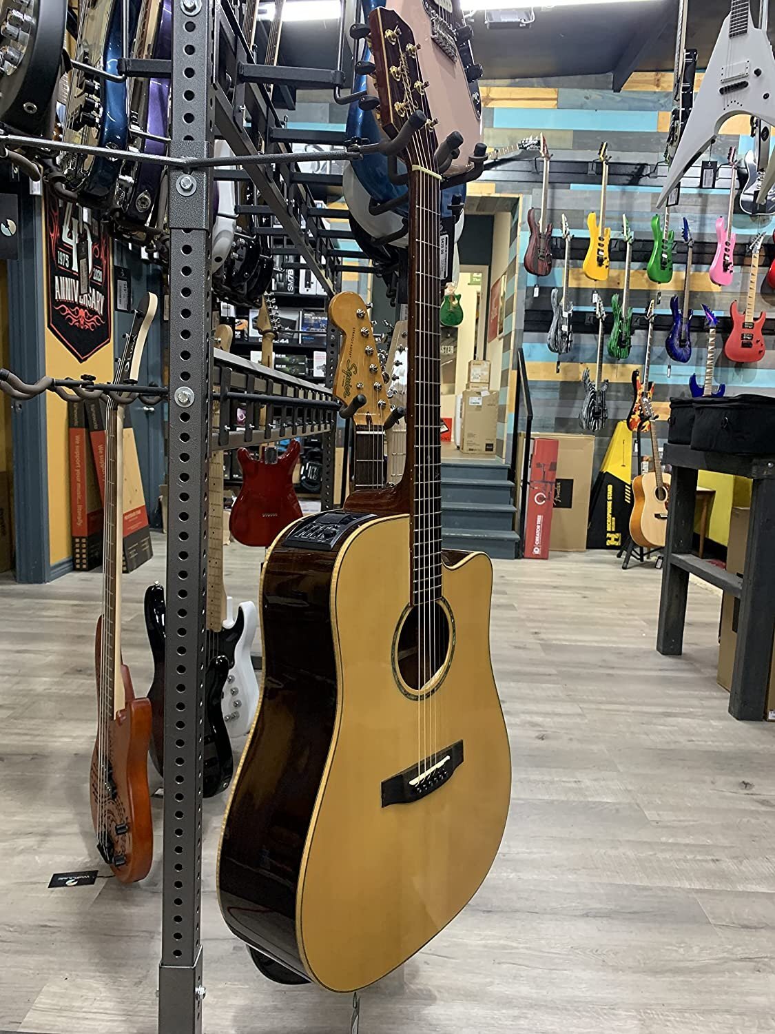 Takamine EF341SC 6 String Acoustic-Electric Guitar - Black (TAKEF341SC ...