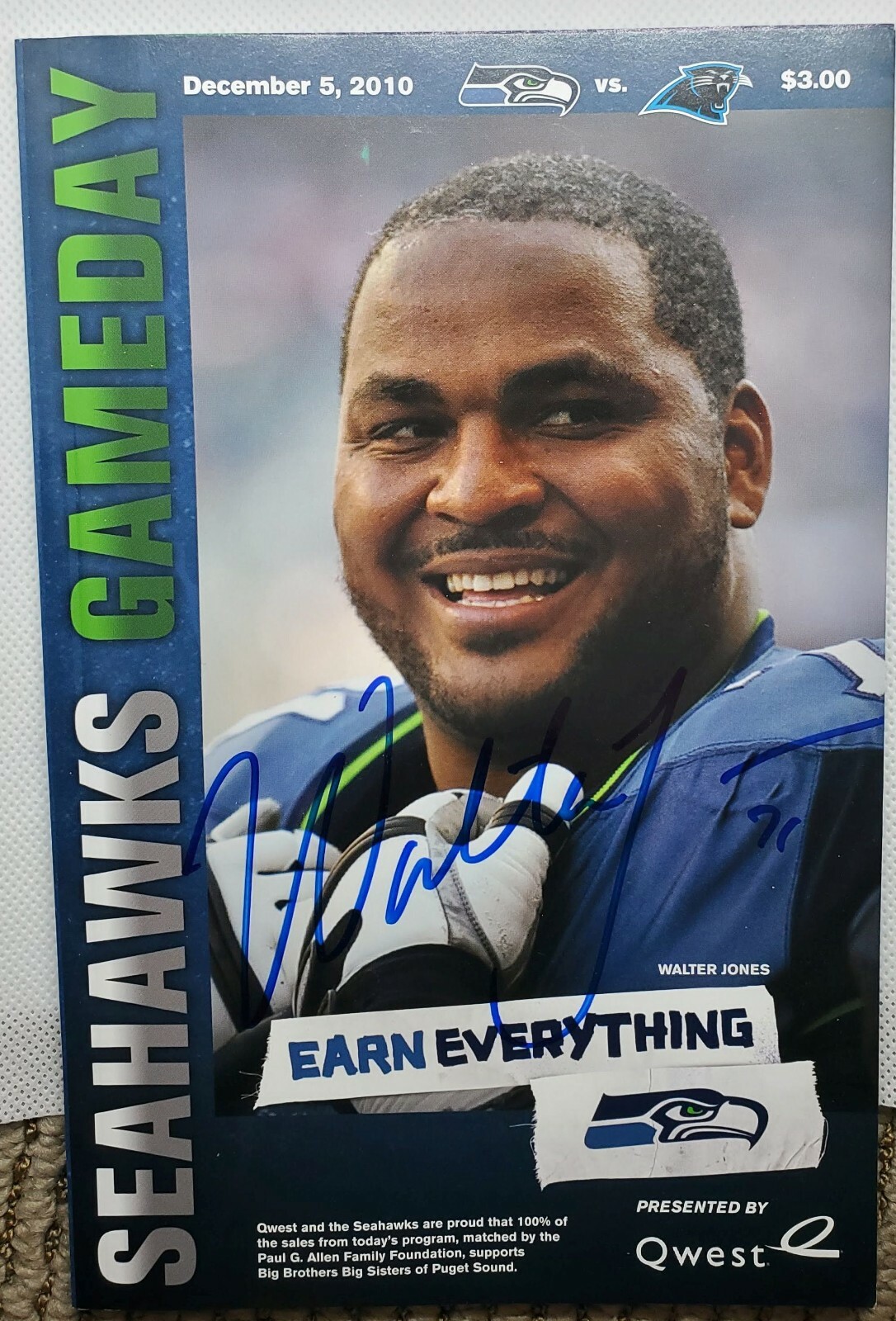AUTOGRAPH SIGNED SEATTLE SEAHAWKS GAMEDAY PROGRAMS *YOU PICK* | eBay