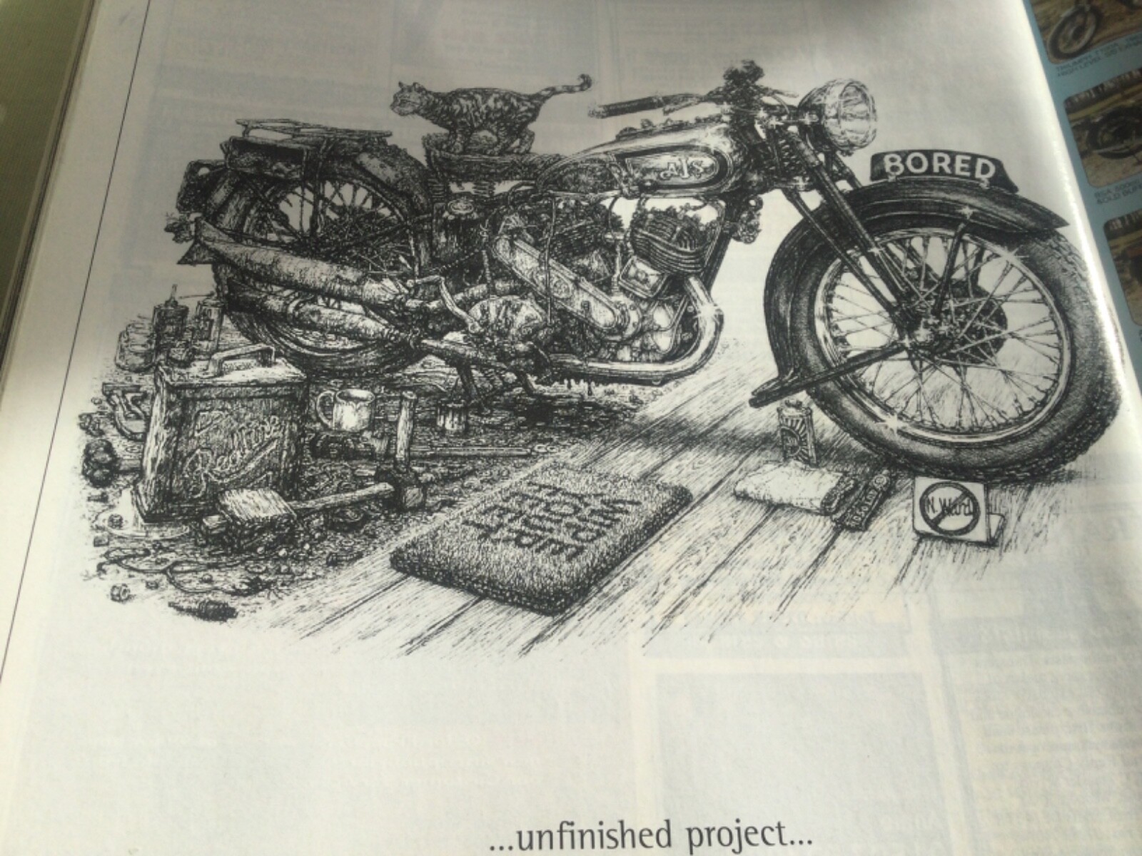 AJS V TWIN NICK WARD MOTORCYCLE ARTICLE. | eBay