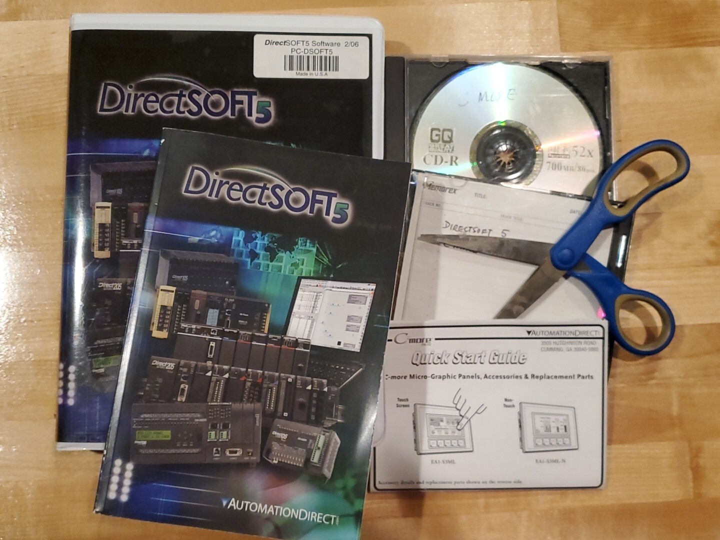 DirectSoft5 PC DSOFT5 Software 2/06 - Direct SOFT 5 Manual Book CD ...