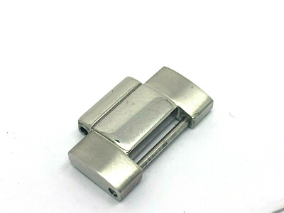 Bulova Model 96B335 Silver Tone Men's Watch Extra Single Link 20mm ...