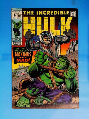 Incredible Hulk (1962 Marvel 1st Series) #119 Fine+ Condition | eBay
