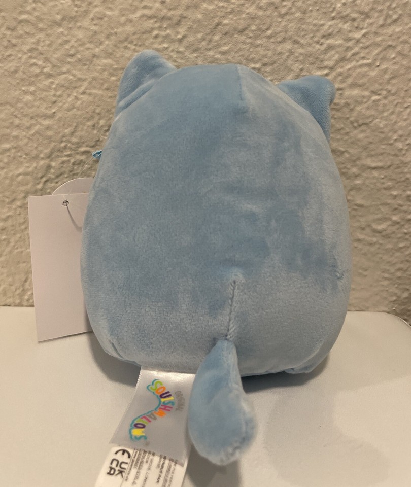 Squishmallow 5” Carizma Fuzzy Furry Belly Blue Cat Kitty BNWT | eBay
