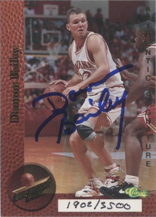 1995 Classic Superior Pix - Autographs Damon Bailey /3500 (AU, RC) for ...