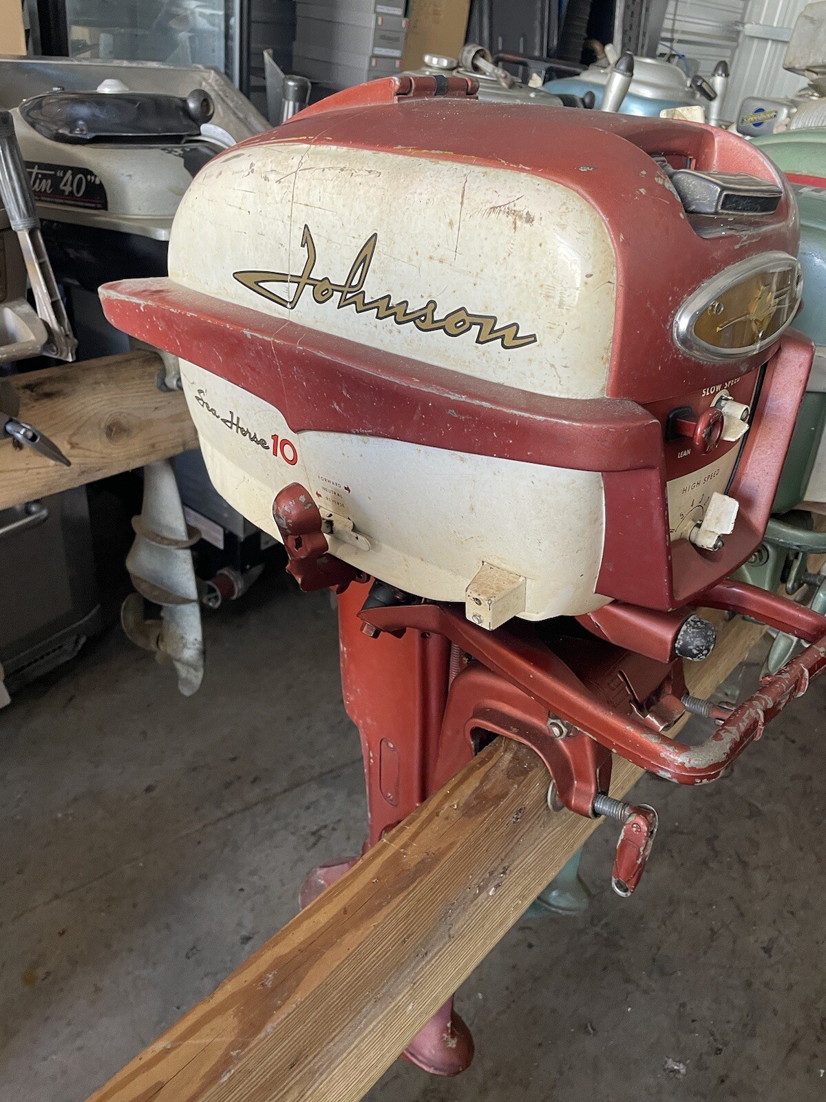 1958 Johnson Seahorse 10HP QD-19 Outboard Motor | eBay