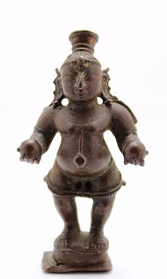antique 10th - 13th C. Indo Javanese bronze Hindu deity Balakrishna ...