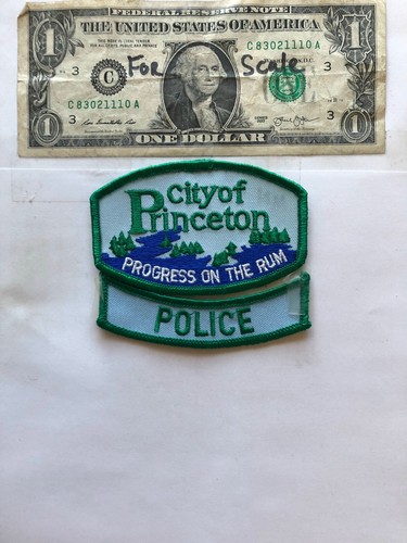 Princeton Minnesota Police Patch Un-sewn great condition | eBay