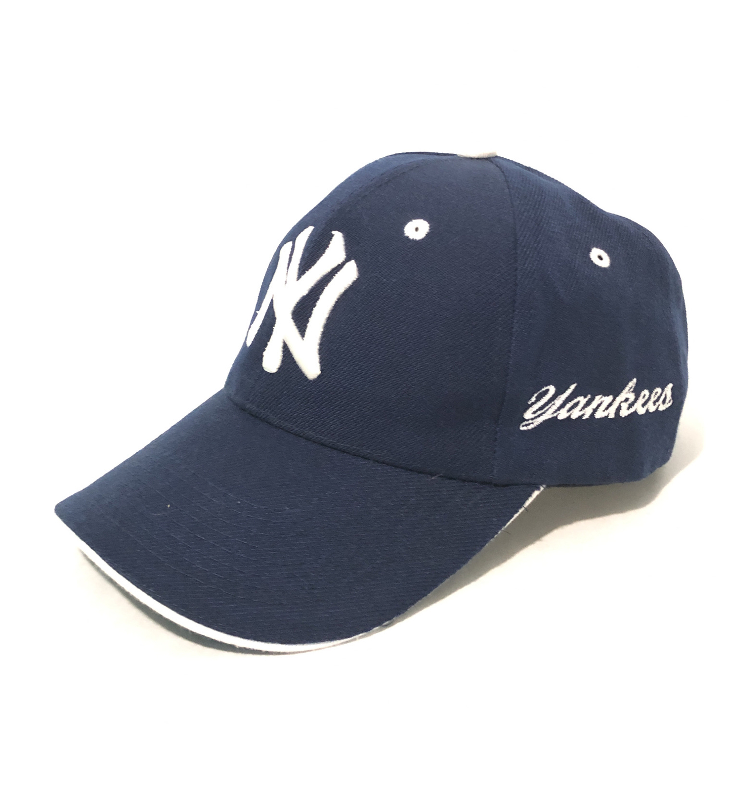 New York Yankees Hat-Blue Strap back Embroidered Yankees Logo Cap ...