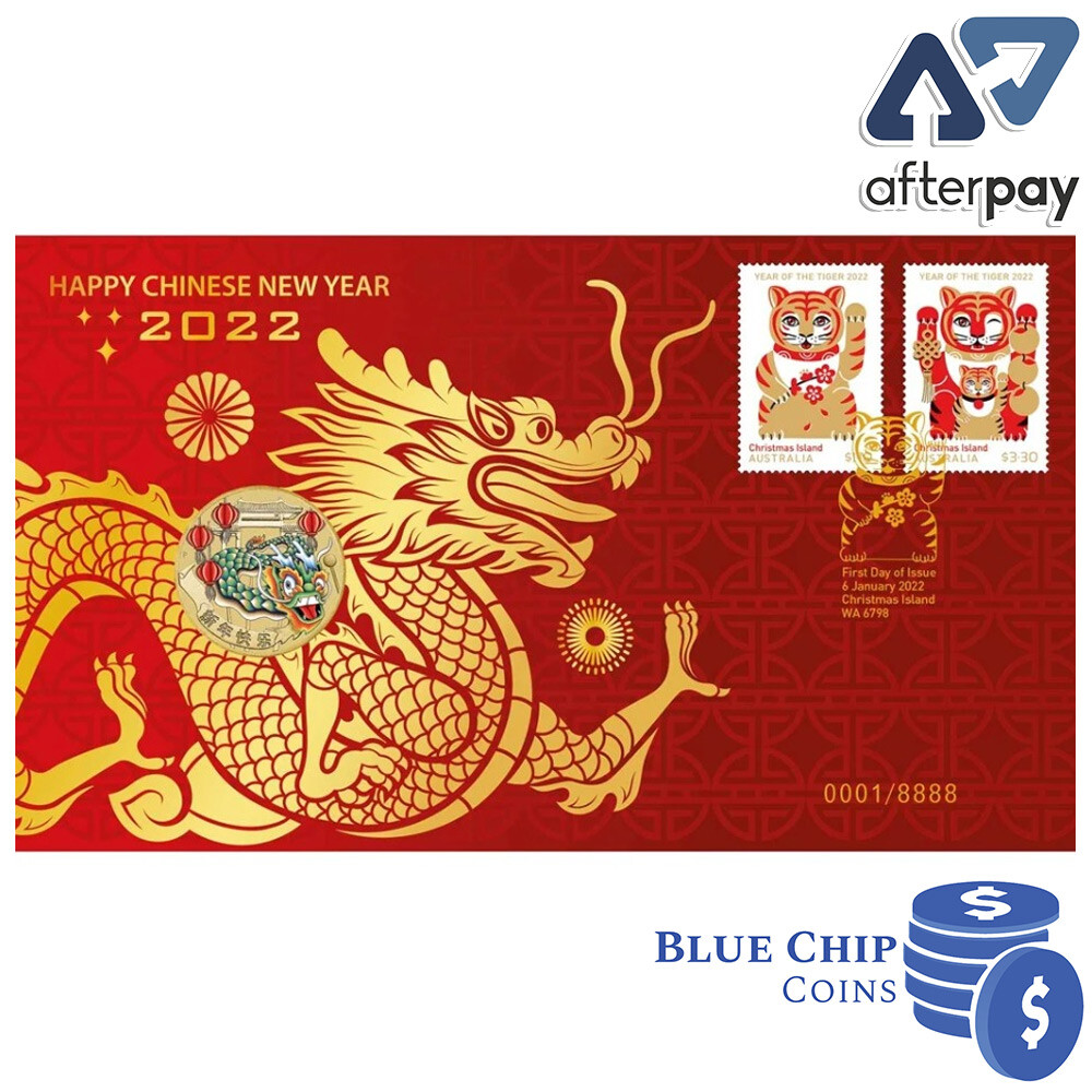 2022 $1 Perth Mint Dragon Happy Chinese New Year PNC | eBay Australia