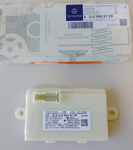 Original MERCEDES BENZ GLE W166 Keyless Entry Access Control Module ...