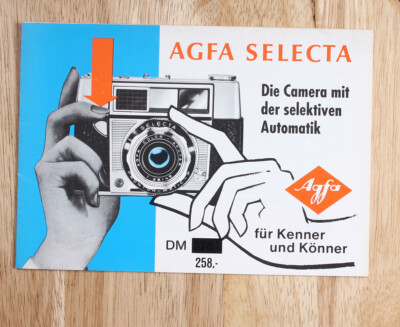 AGFA SELECTA SALES BROCHURE D.5N-628/4143/305/cks/199891 | eBay