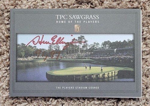 STEVE ELKINGTON Signed TPC SAWGRASS Scorecard w/ "91,97"-THE PLAYERS | eBay