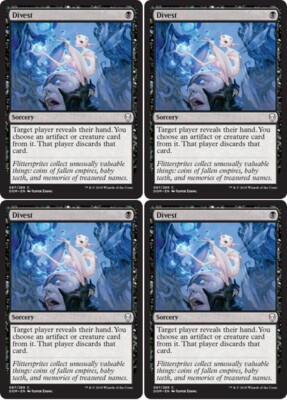 MTG - 4x DIVEST - Dominaria (C) | eBay Australia