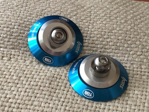 Original Genuine BELL Helmets Helm Hans Post Hans Clips Anchor Blue ...