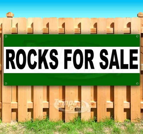 ROCKS FOR SALE Advertising Vinyl Banner Flag Sign Many Sizes ...