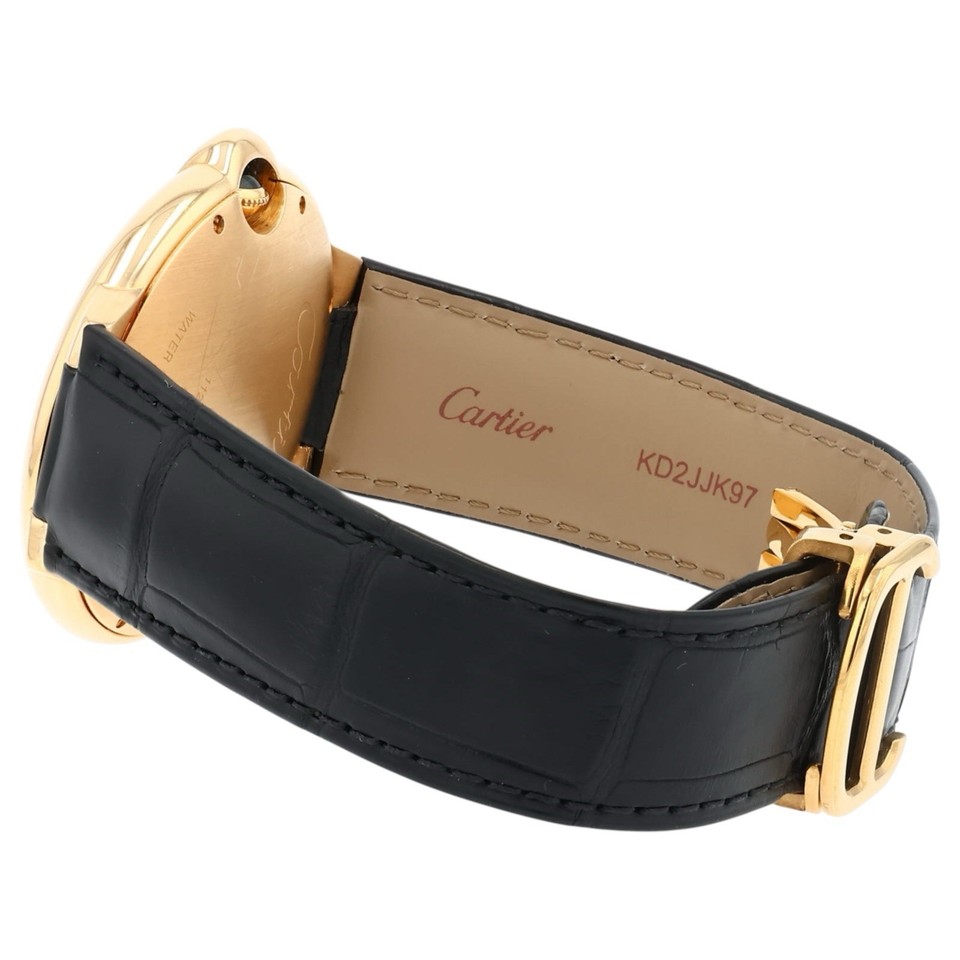 Cartier Ballon Bleu 18k Yellow Gold Silver Dial 42mm Automatic Men's ...