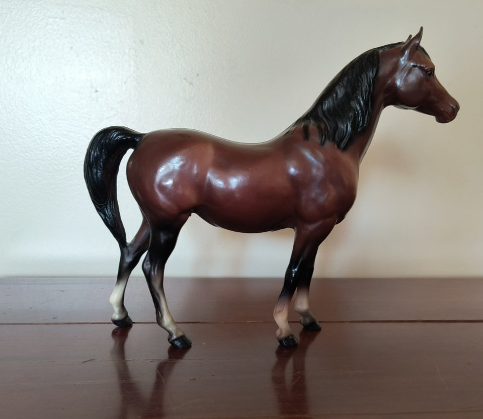 Vintage Breyer Traditional model Proud Arabian Mare #216-semi gloss-bay ...