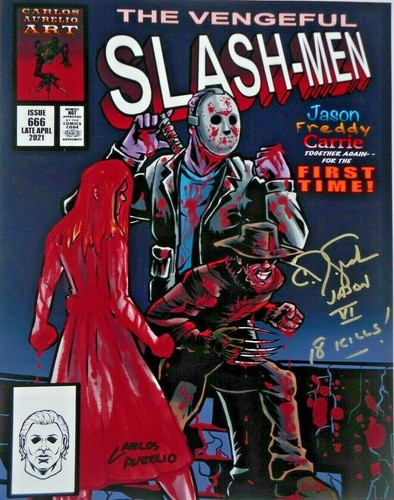 Jason Voorhees Friday The 13th CJ. Graham and Artist Carlos Aurelio ...