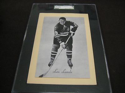 BEEHIVE RARE 1945-64 GROUP 2 BLACKHAWKS LEN LUNDE SGC GRADED | eBay