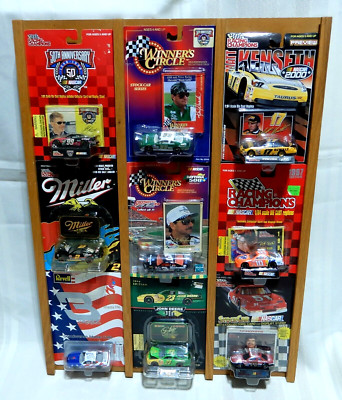 Wooden Hot Wheels Matchbox Display Rack Holds 9 Carded Cars (Cars Not ...