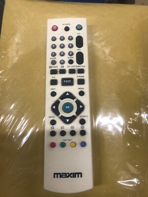 GENUINE MAXIM LCD TV REMOTE CONTROL for 11LCD15DVB | eBay