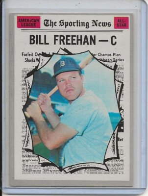 1970 Topps Baseball Card Bill Freehan Catcher Detroit Tigers NR Mt ...