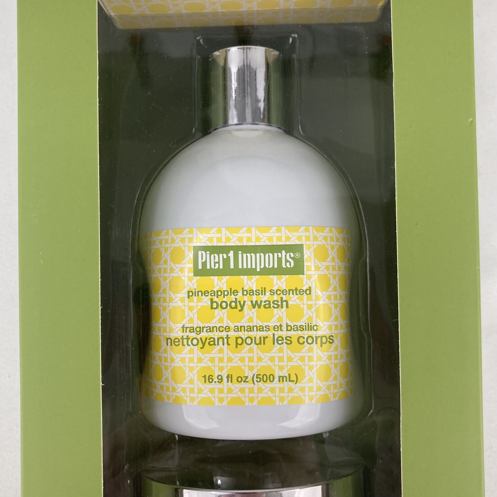 Pier 1 Imports Pineapple Basil Bath Gift Set Scented Soap Body Wash ...