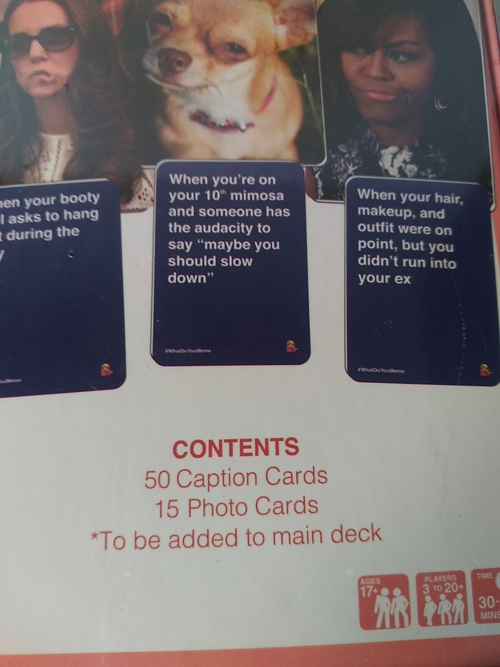 What Do You Meme Basic Expansion Pack 50 Cards 15 Photo Cards Sealed | eBay