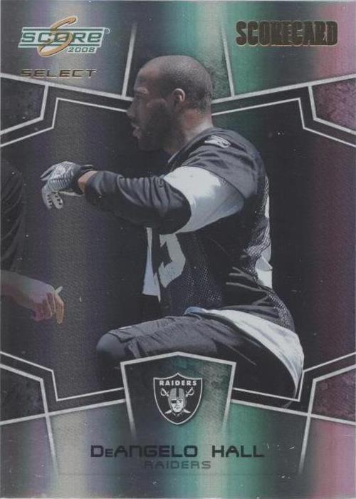 2008 Score Select - DeAngelo Hall #226 Scorecard /100 for sale online ...