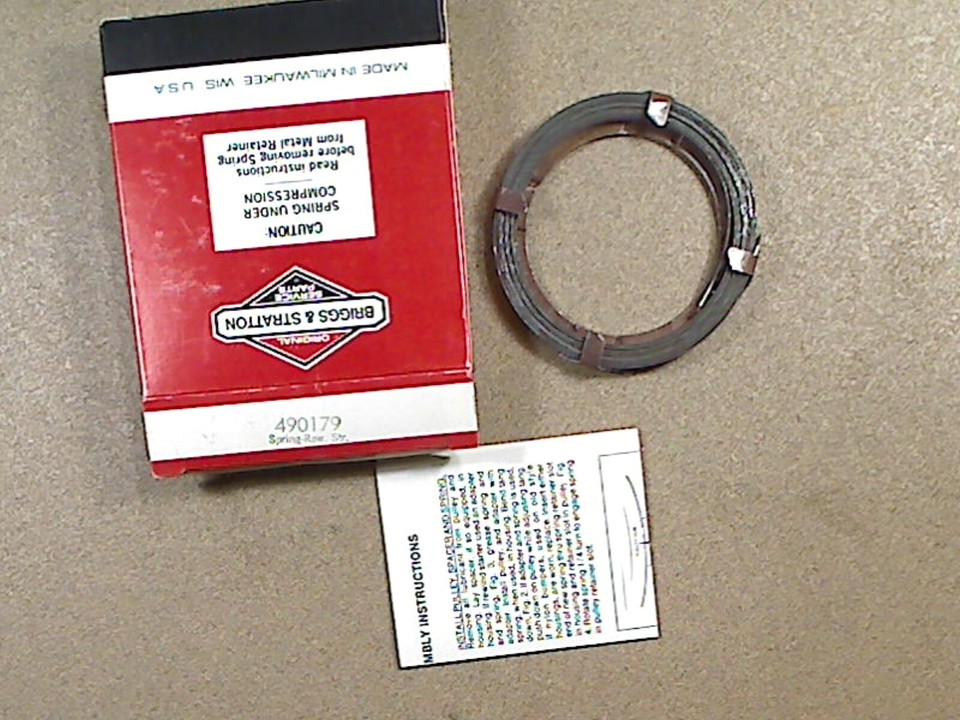 Spring- Rewind STR. Briggs & Stratton 490179 | eBay