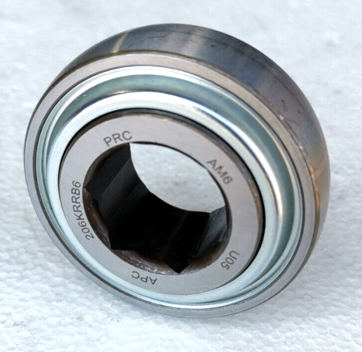Premium TRIPLE-LIP Sealed 206KRRB6-R3 1" Hex AG Bearing HPS100GP ...