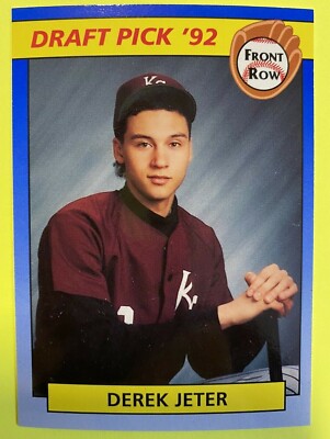 1992 Derek Jeter #55 Front Row Draft Pick Baseball Card Yankees 220183 ...