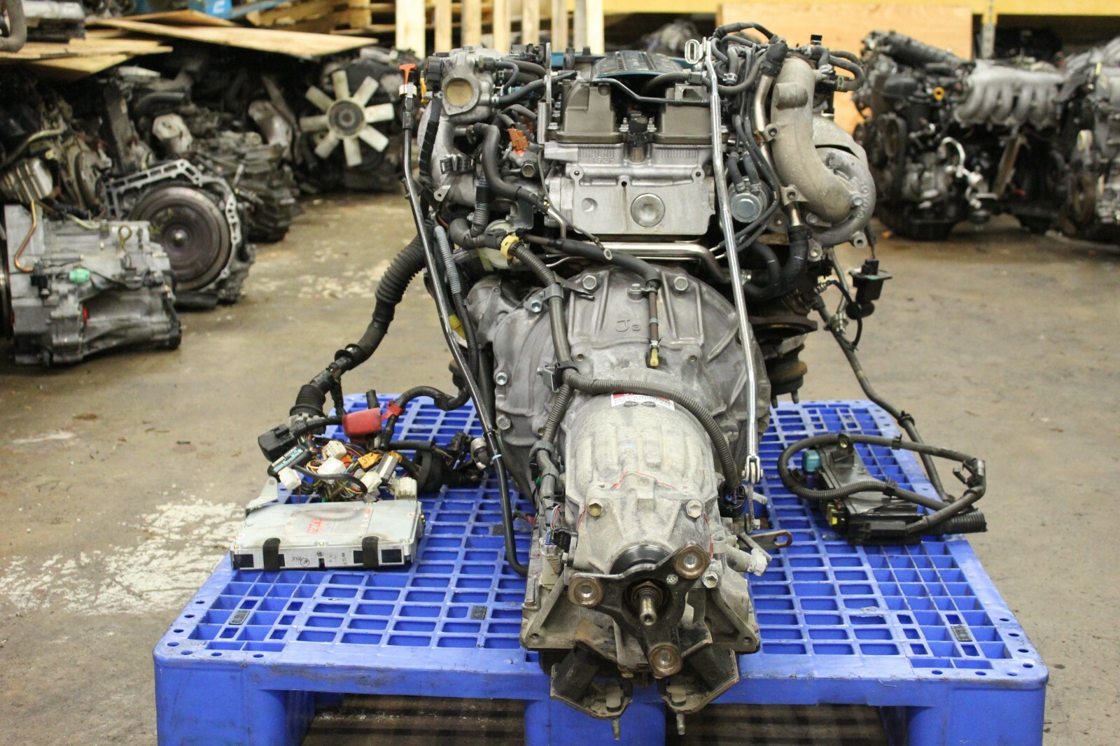 JDM LEXUS GS300 / IS300 2JZ GTE VVTI ENGINE WITH AUTO TRANSMISSION SWAP ...