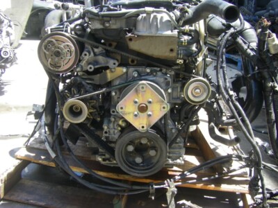 03 Isuzu NPR 4HL1-2 4.8L Diesel Turbo engine & 6 speed mt transmission ...