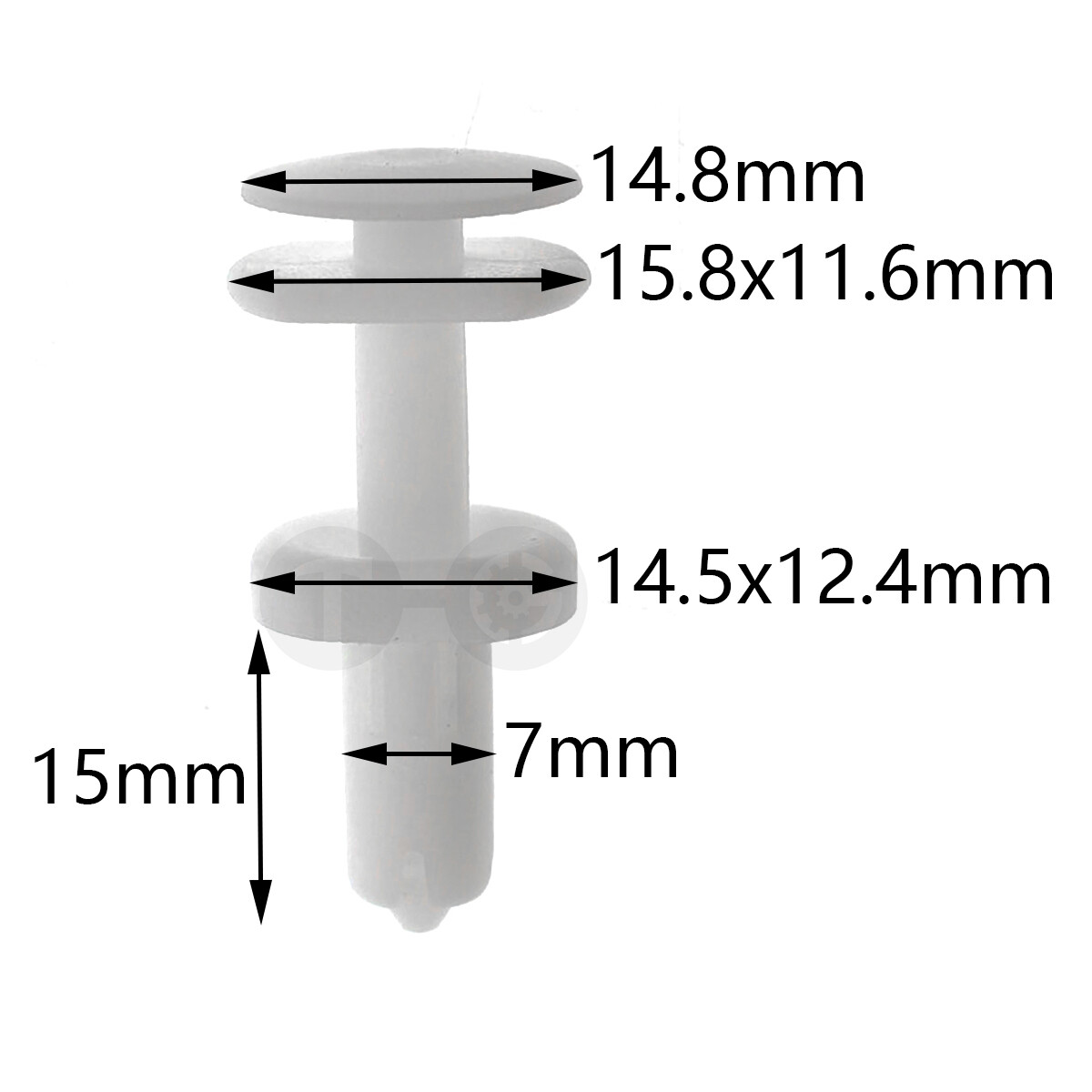 50pcs Door Retainer Clips for Chevrolet C2500 C3500 C1500 K2500 K3500 5 ...