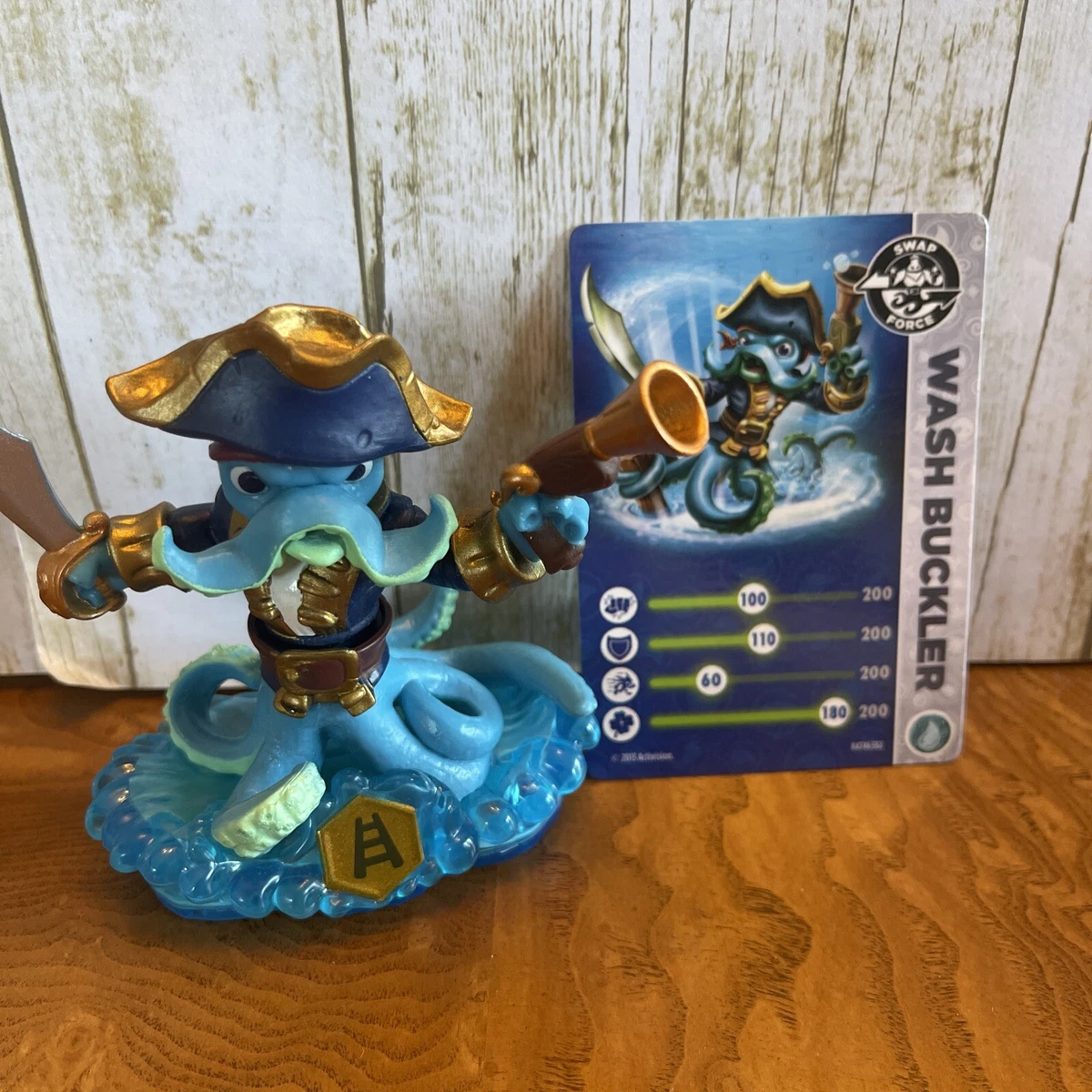 Skylanders Swap Force Wash Buckler Card