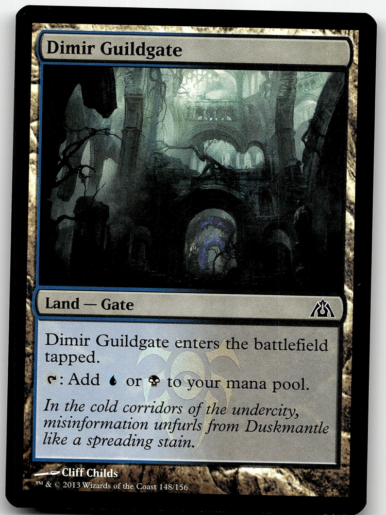 MTG Dimir Guildgate Dragon's Maze 148/156 FOIL Common | eBay