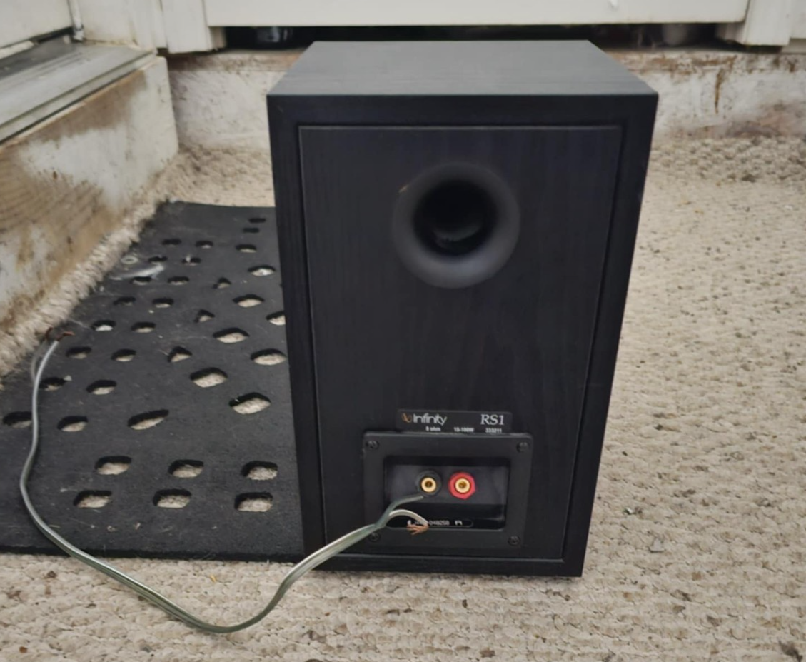 Infinity Reference Series RS1 Bookshelf Speaker ONE - Black Sound Great ...