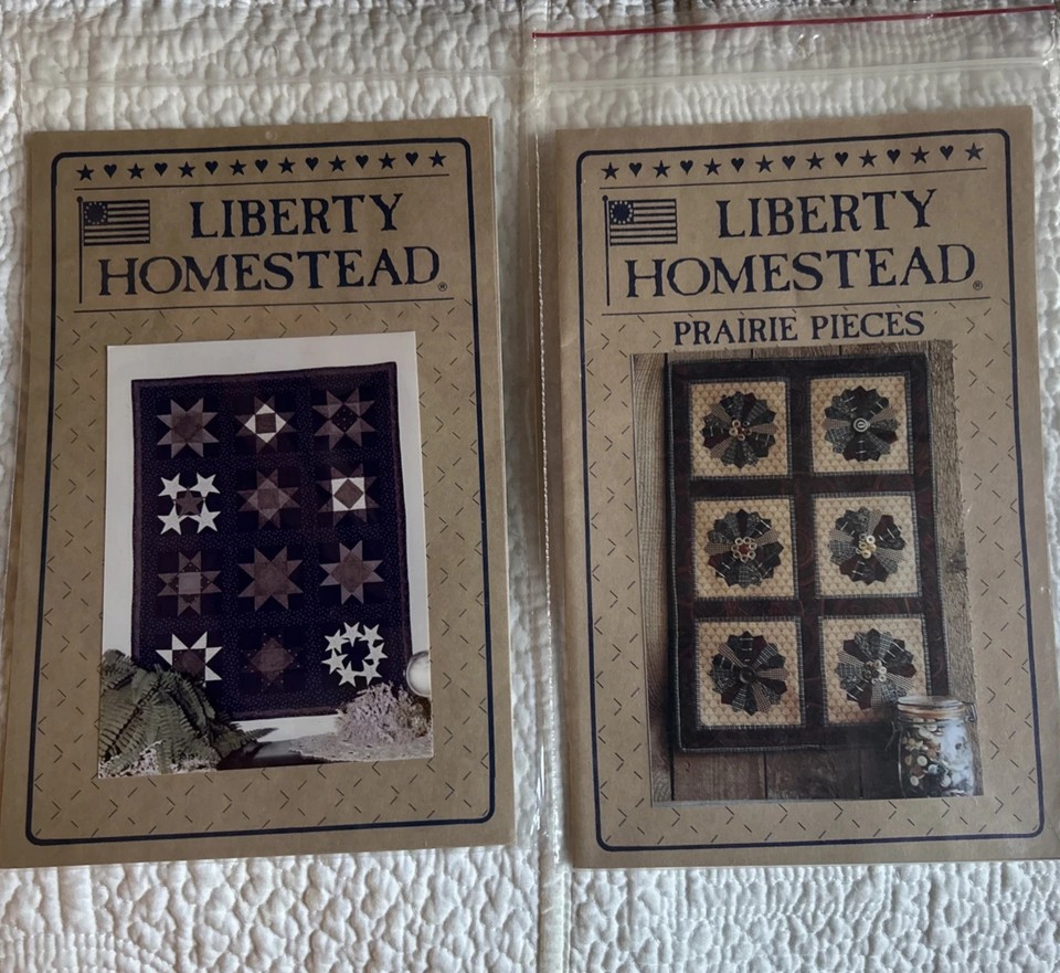 4 LIBERTY HOMESTEAD Quilt Patterns NEW | eBay