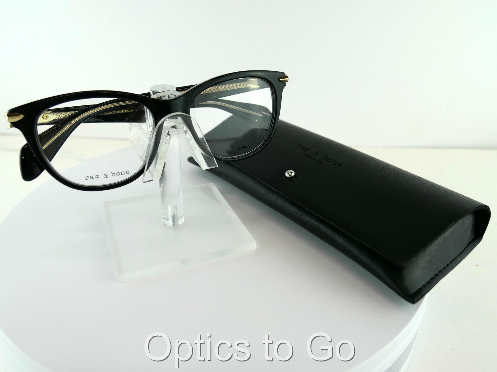 rag & bone RNB 3014 (807) Black 49 x 16 140 Eyeglass Frames | eBay