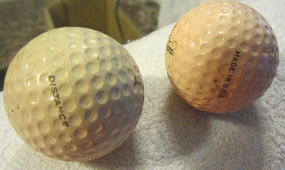 2 lot, Lady Diana Pink Rare Golf Ball ,super all star 300,VTG golf ...