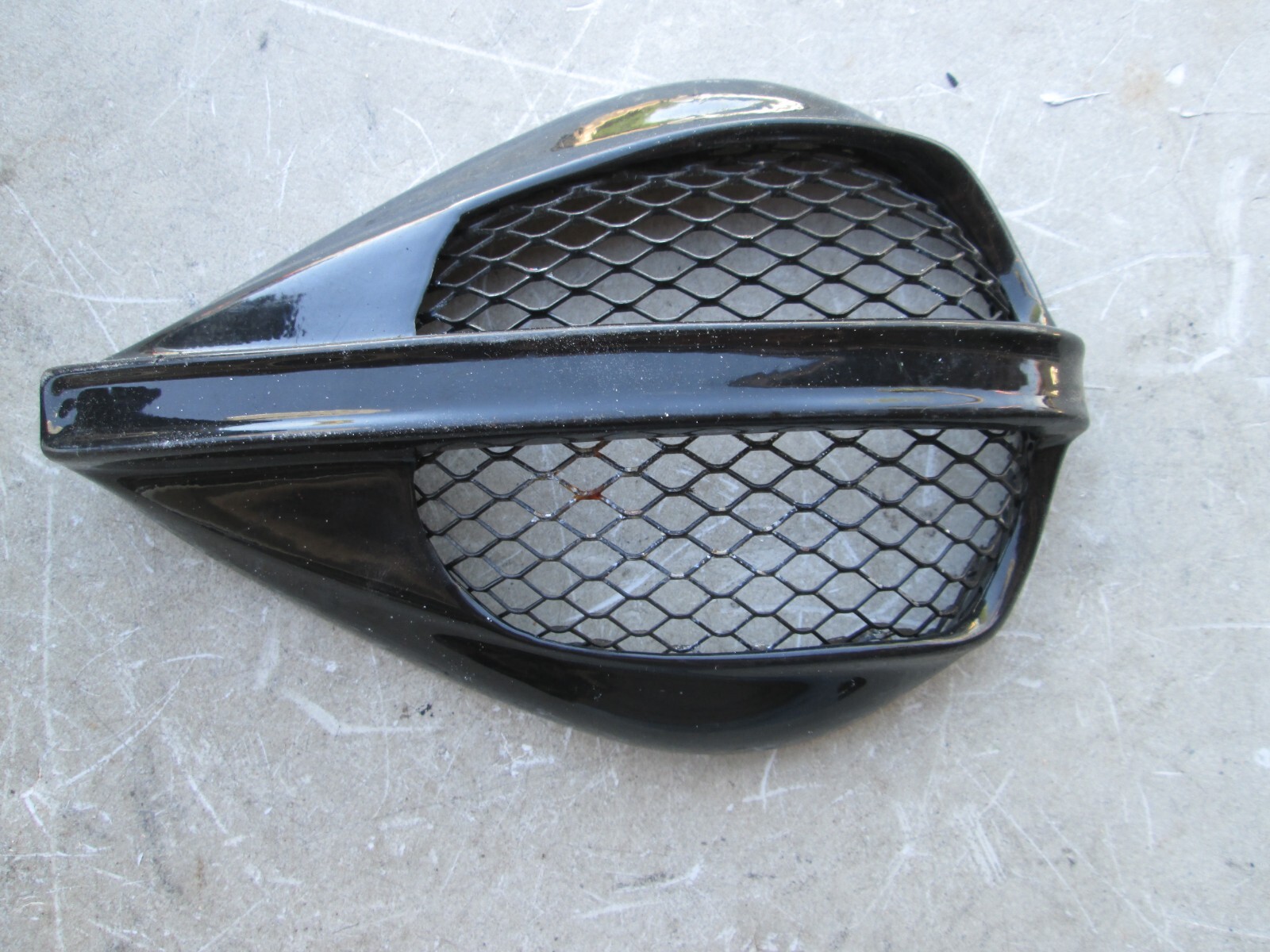Harley-Davidson Black Tear Drop Mesh Air Cleaner Cover TwinCam FLH Dyna ...