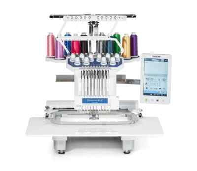 Brother PR1055X 10-Needle Embroidery Machine + PRCF3 Cap Frame | Pro ...