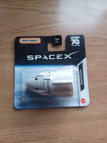 MATCHBOX 2024 SPACE X DRAGON CAPSULE ELON MUSK TESLA SPACES X BOXED ...
