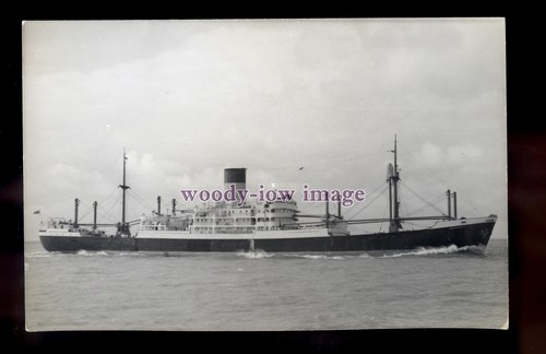 UK0956 - Blue Funnel Cargo Ship - Antenor off shore - built 1957 ...